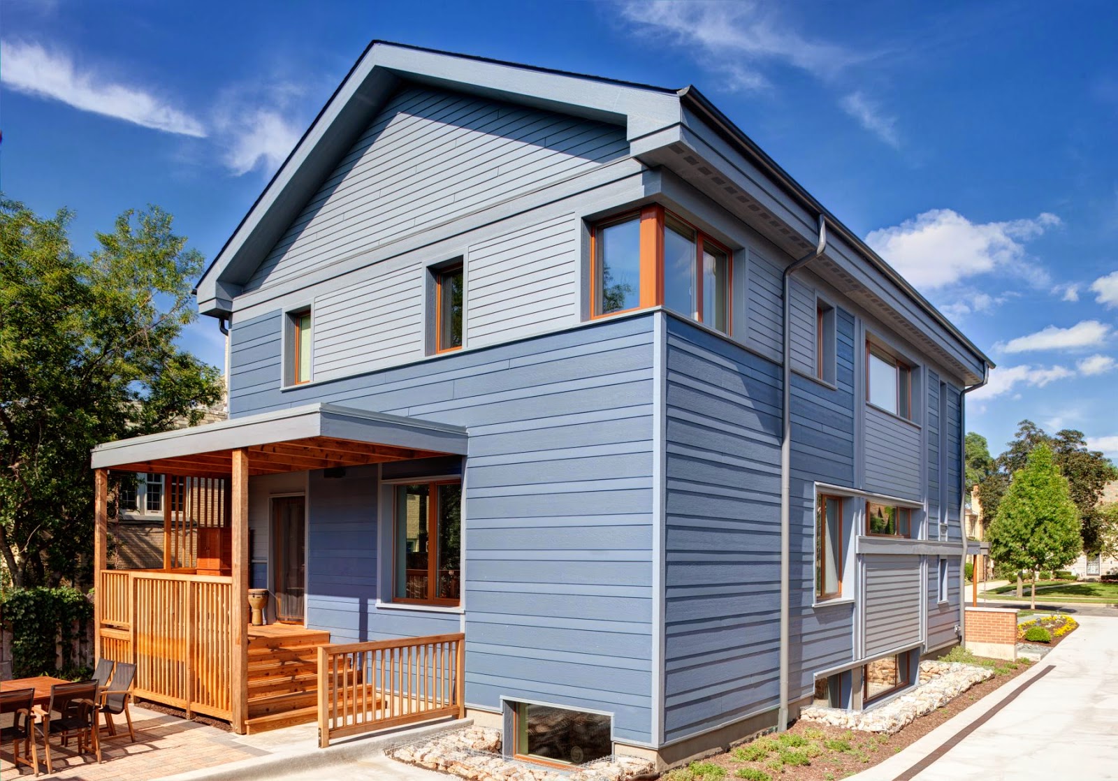 Midwestern Sustainable Design: River Forest Passive House final photos