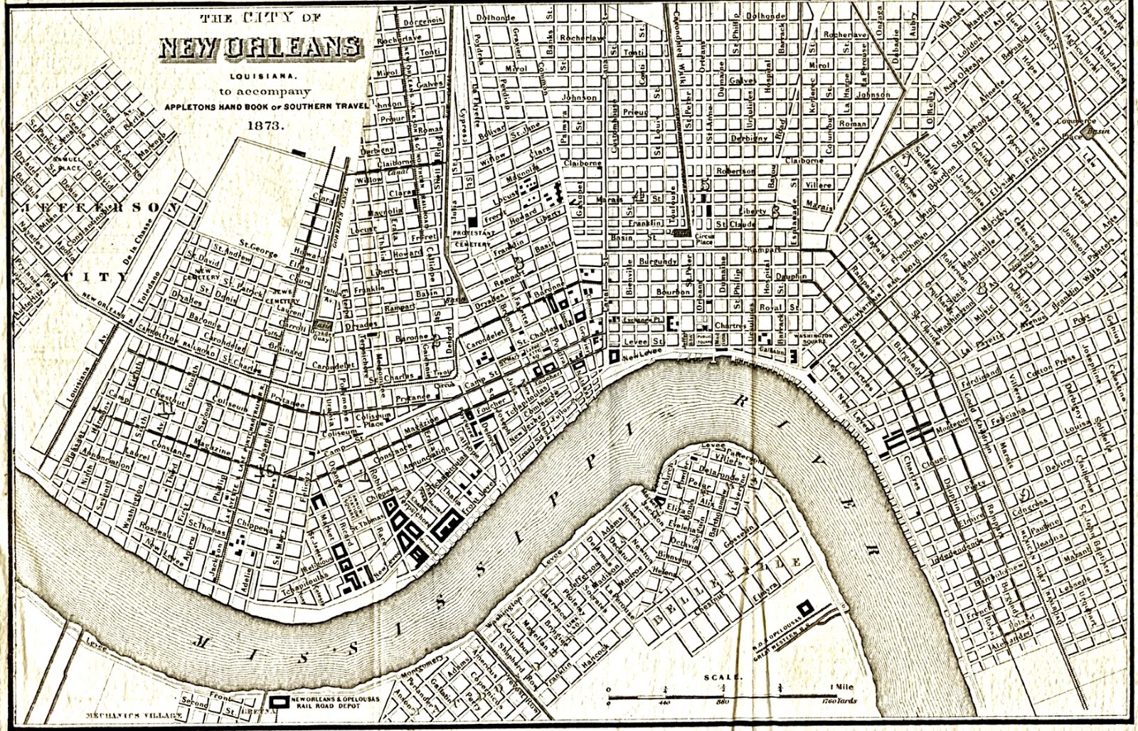 Tammany Family: Old New Orleans Maps