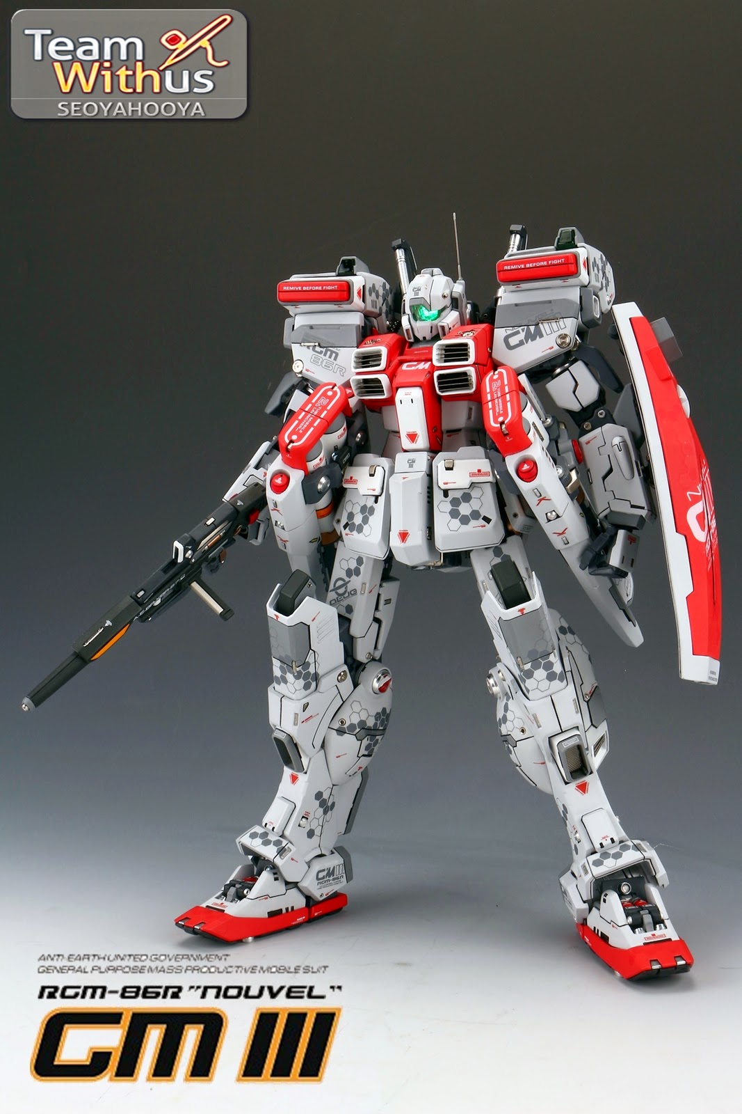 GUNDAM GUY: 1/72 RGM-86R GM III 'Nouvel' - Painted Build