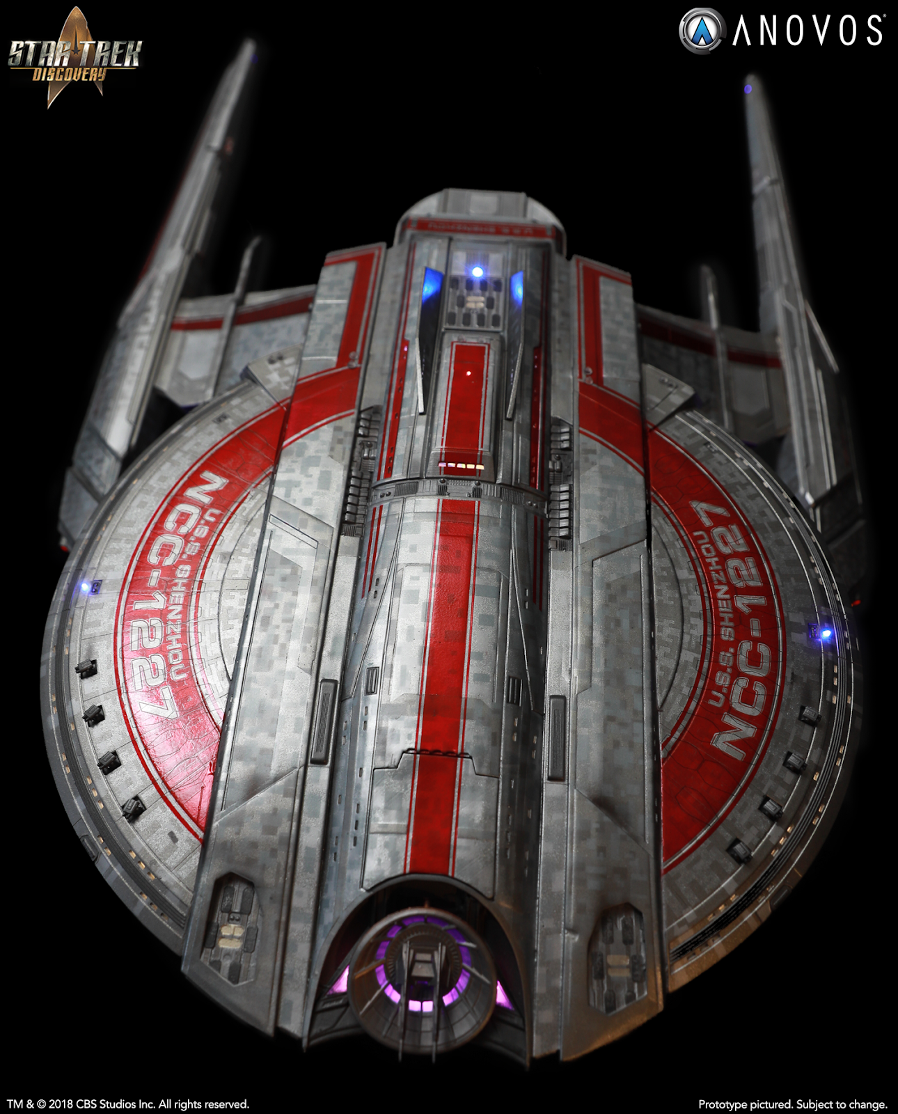 The Trek Collective: Anovos reveals high-end Discovery starship models