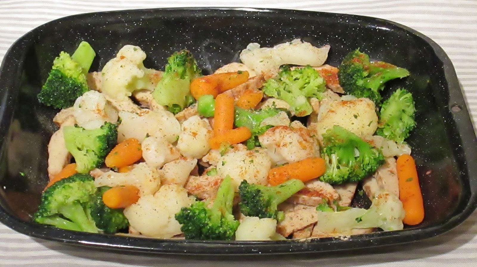 The Flaming Potato: Potato Dauphinoise with Quorn Fillet and Vegetables ...