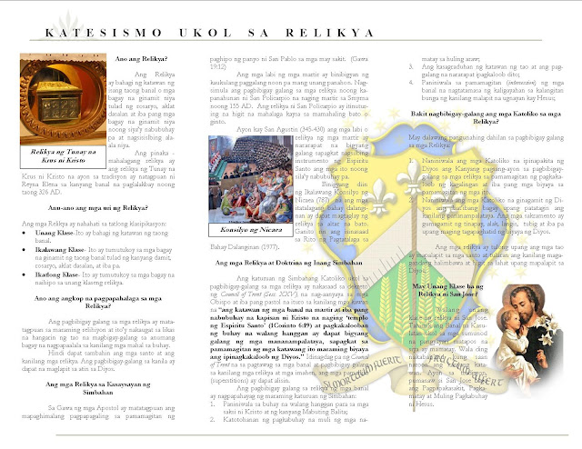 Katesismo Ukol sa Relikya ~ St. Joseph The Husband of Mary Parish