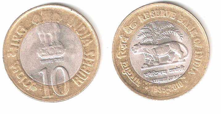 MyCoinsCollections and Interests: 10 rs coins