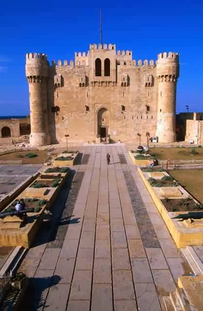 Fort Qaitbey (The Citadel of Qaitbey) in alexandria ~ a tour guide