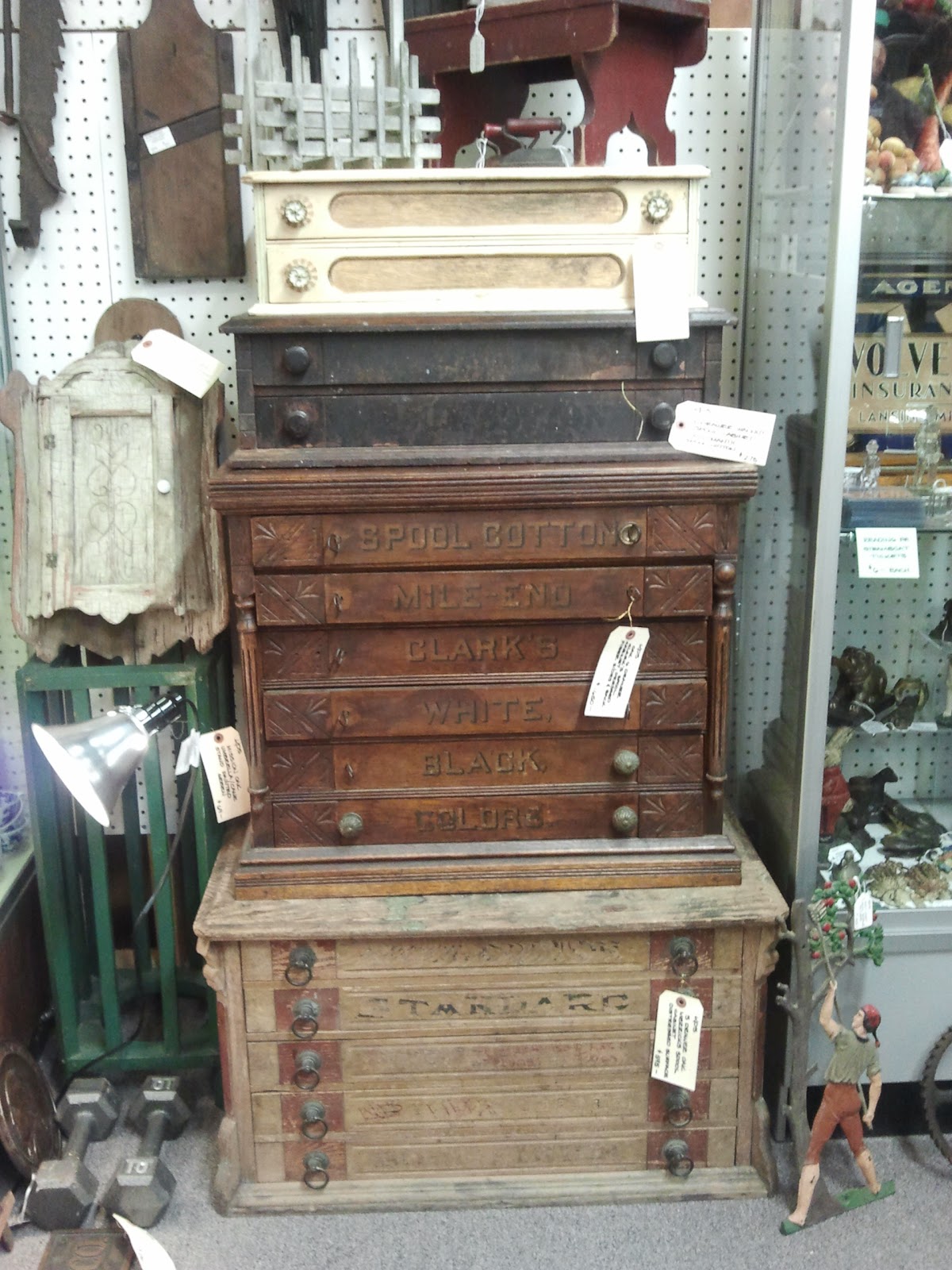 Collector With A Needle: Spool Cabinets