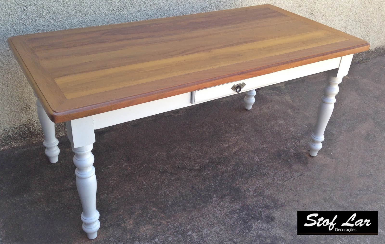 Stof Lar Decorações - Móveis em Madeira de Demolição : Mesa retangular ...