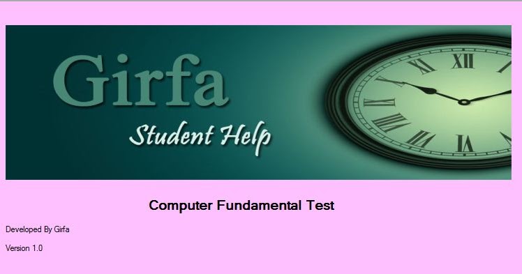 Girfa : Student Help: Online MCQ Test Project Girfa : Student Help: Online MCQ Test Project