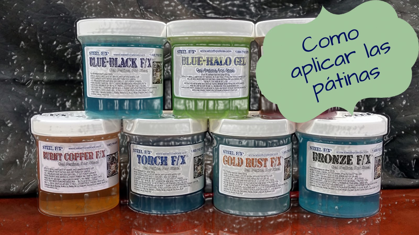 COMO APLICAR LAS PATINAS