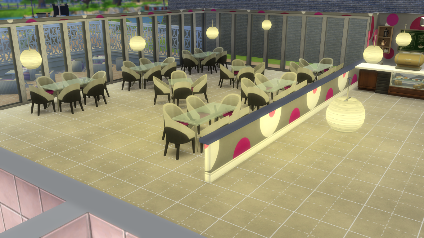 Cafe Design Idea For The Sims 4