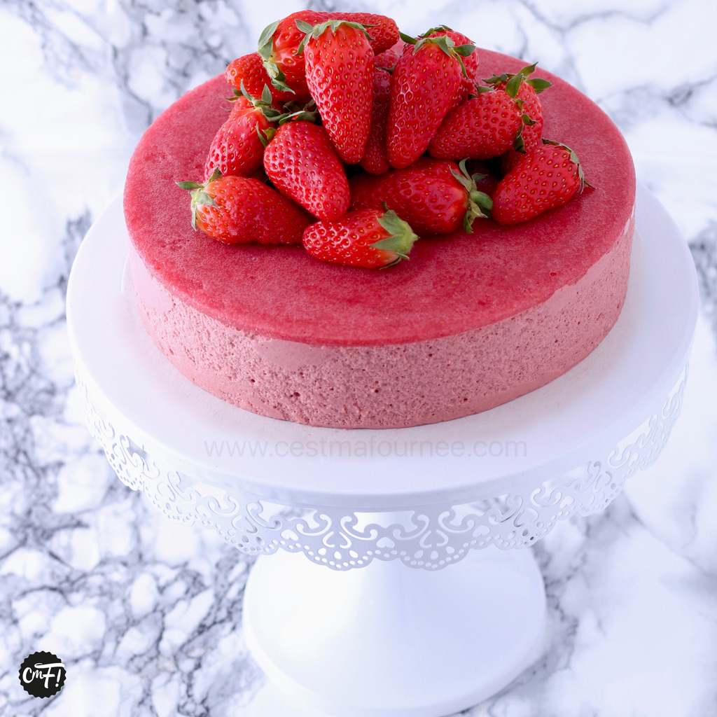 Le bavarois aux fraises