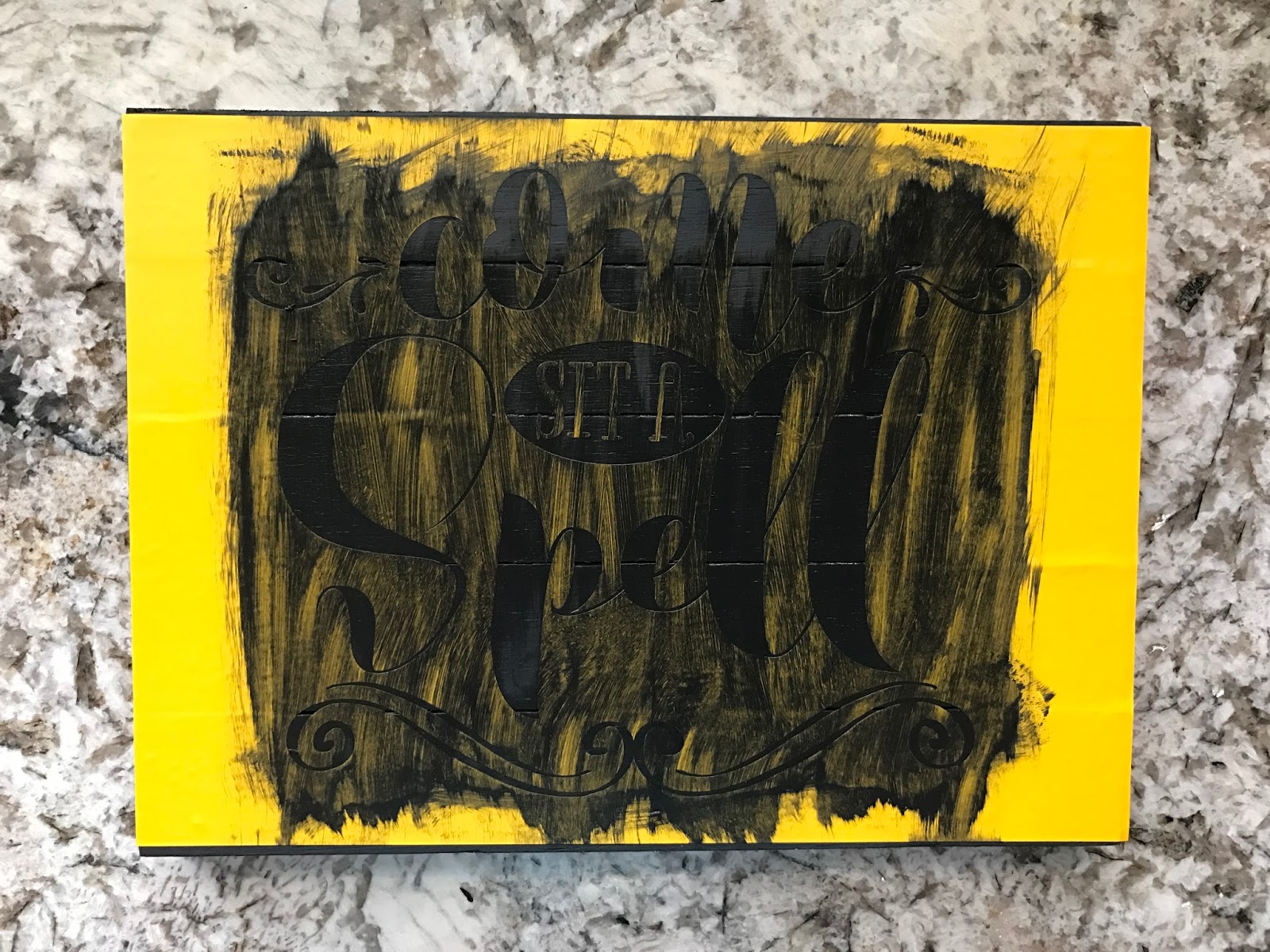 Come Sit a Spell Sign - Burton Avenue