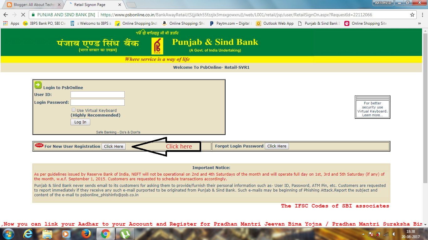 PSB Internet Banking : How to Register for PSB Internet Banking (Video ...