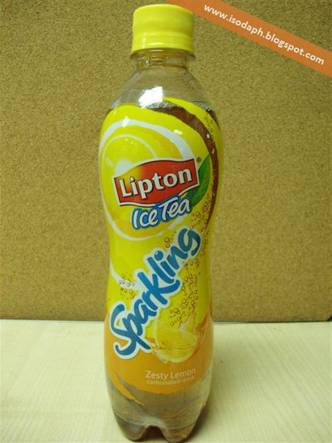 Lipton Ice Tea Sparkling : Zesty Lemon | iSoda Philippines