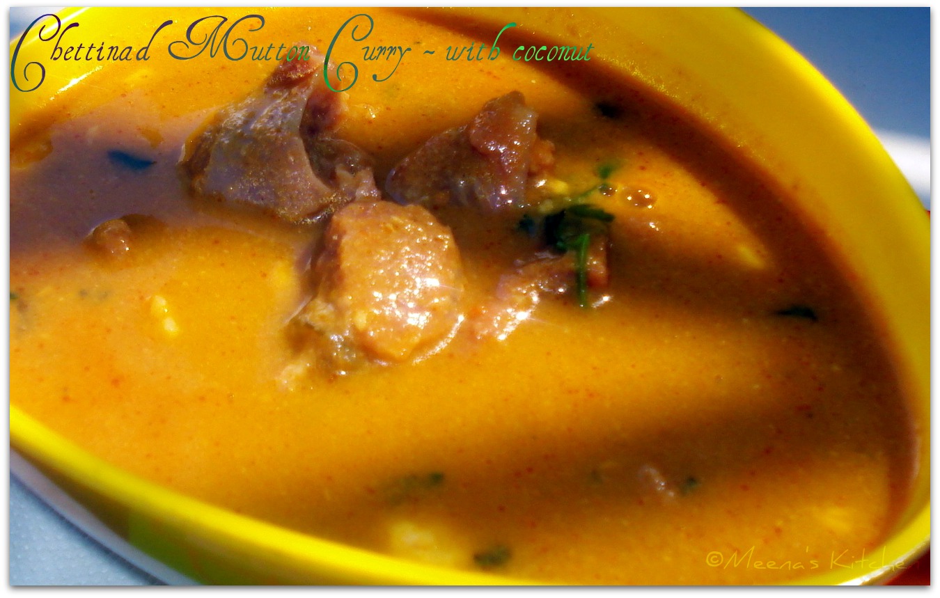 Chettinad Mutton/ lamb curry