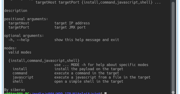 SJET - JMX Exploitation Toolkit - KitPloit - PenTest Tools for your ...