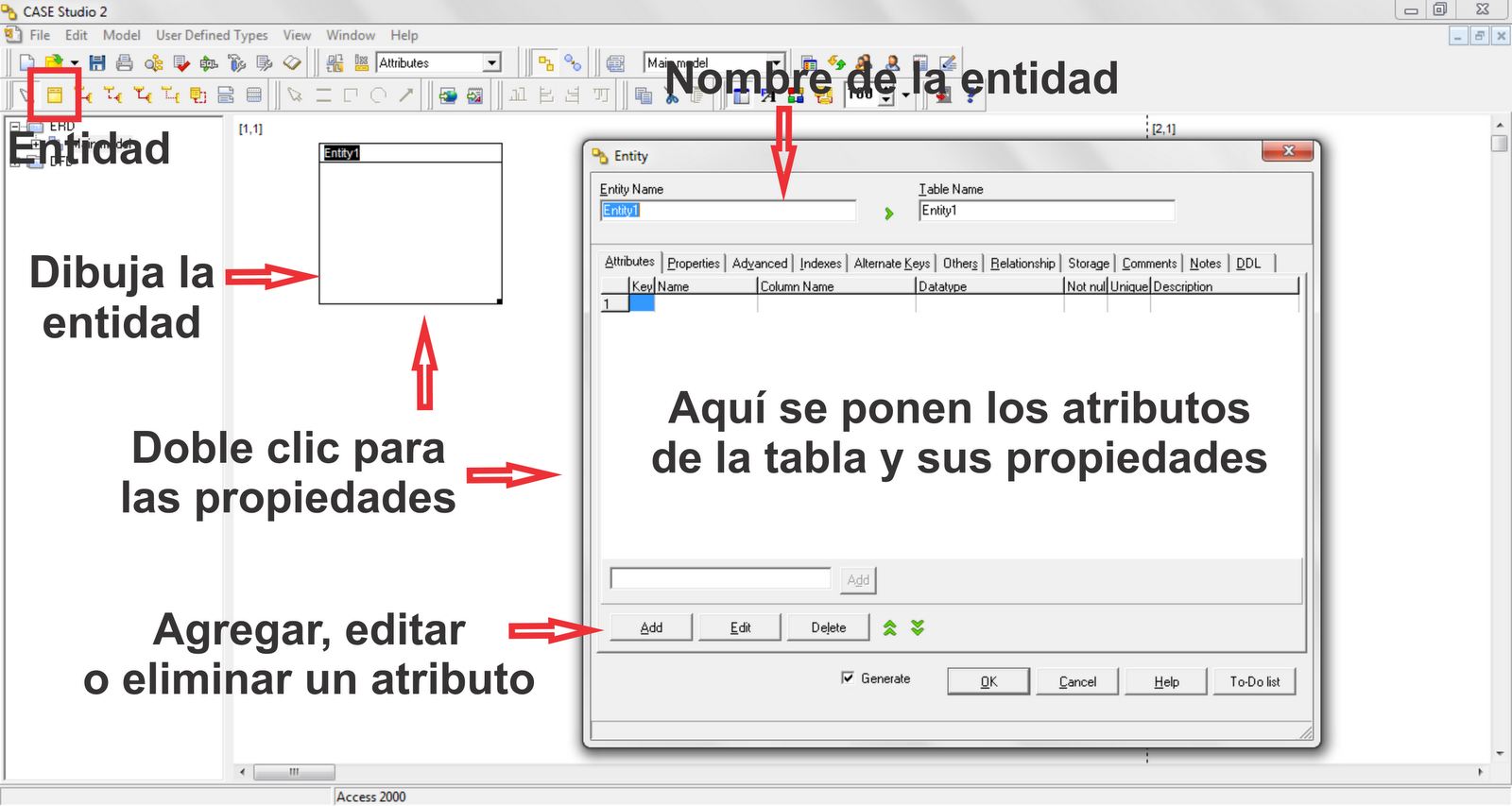 Utilizar Case Studio