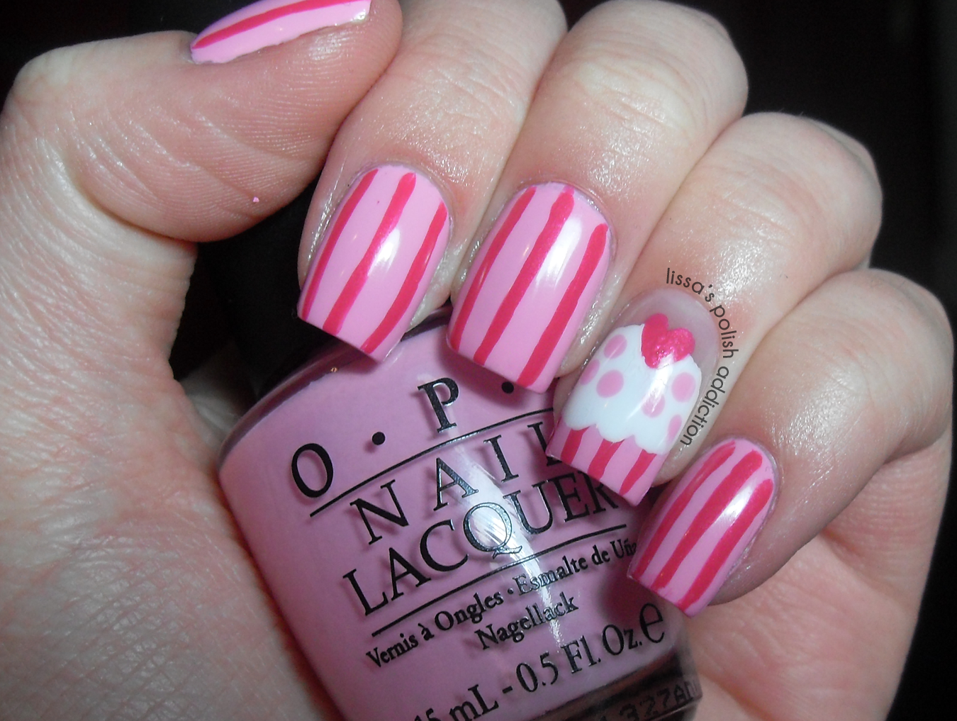 Lissa's Polish Addiction: Cupcake Nail Art - Take 2!