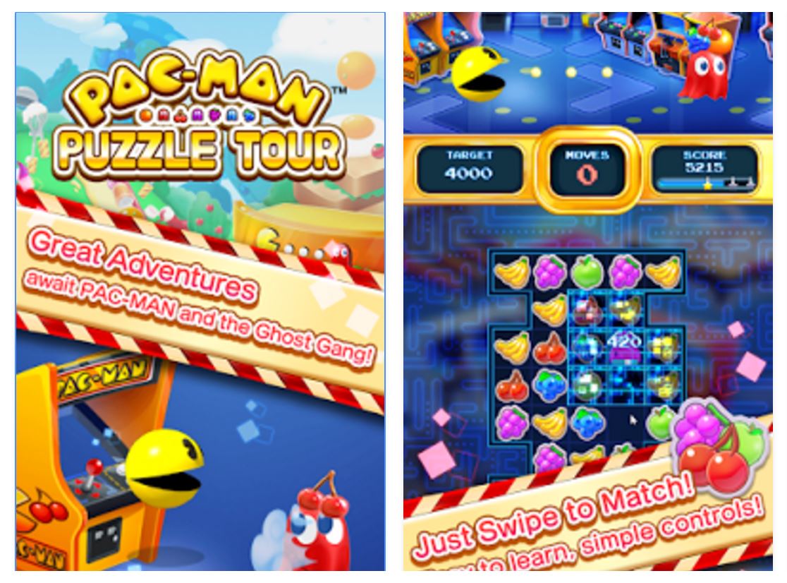 PAC-MAN Puzzle Tour Now Available For iOS and Android Devices ...