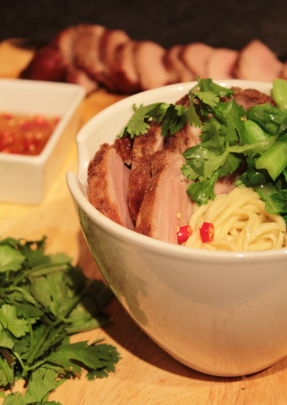 I Wish I Was in Thailand: Ba Mee Moo Daeng (Red Pork & Egg Noodles)