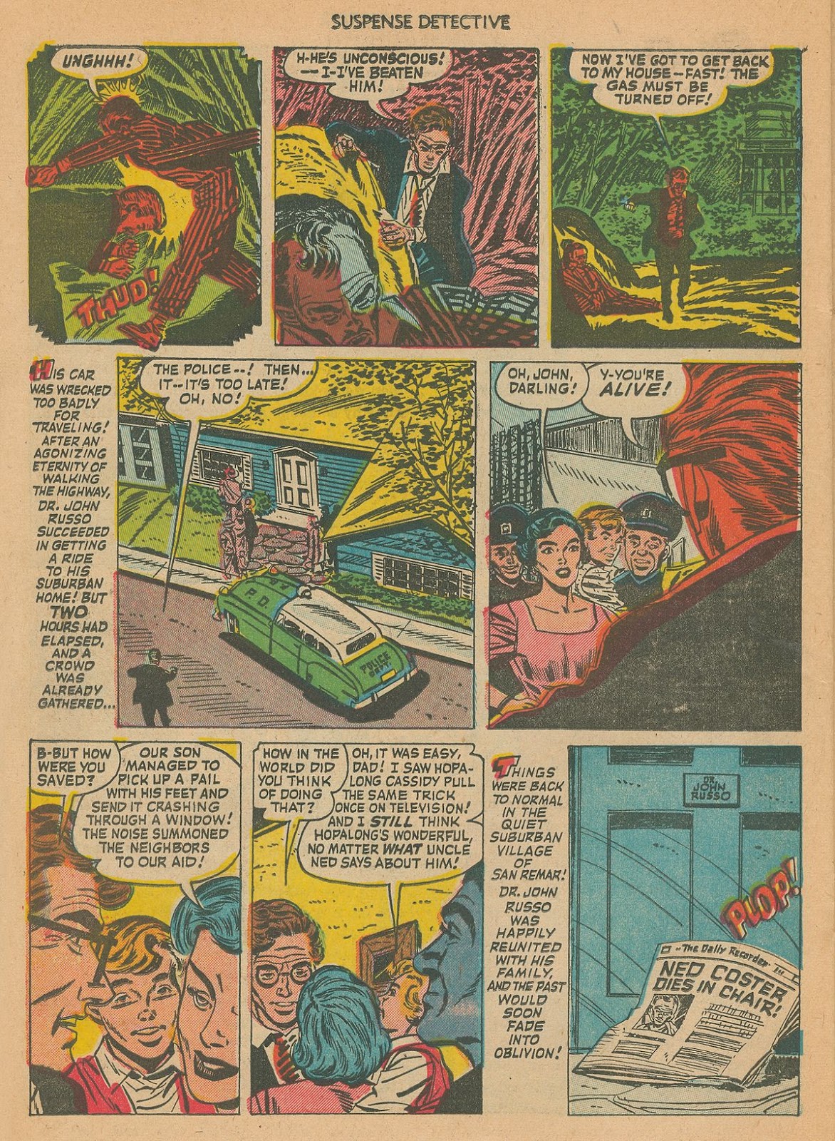 Four-Color Shadows: Waiting For Death-Mike Sekowsky-1952