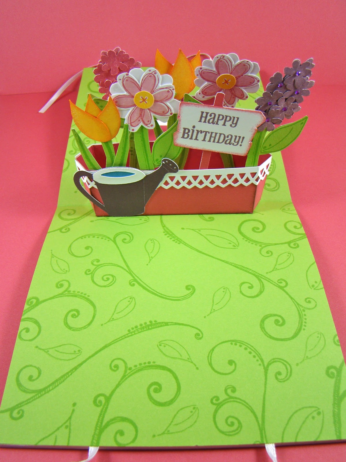 CTMH | Scrapbook Snippets: Spring Flower Pop-Up Card