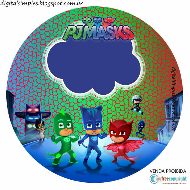 PJMasks: Free Printable Kit. - Oh My Fiesta! in english