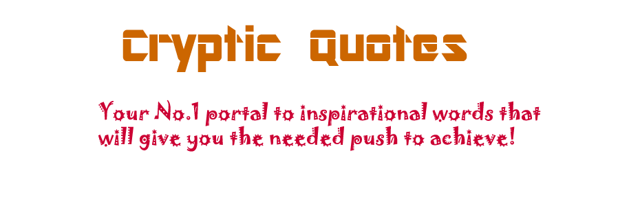 Cryptic Quotes
