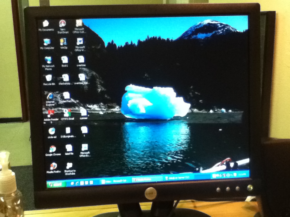 Awkward Desktop Backgrounds for Work: Iceberg! No, seriously.