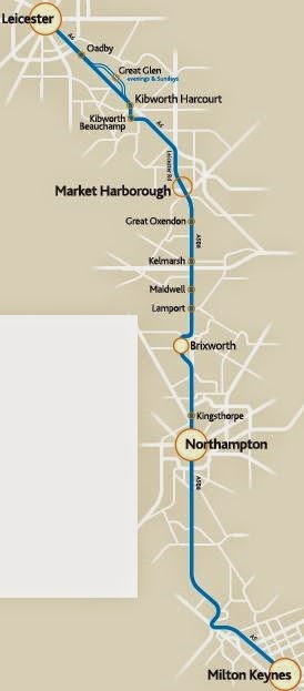Great British Bus Routes: X6/X7: Leicester - Northampton - Milton Keynes