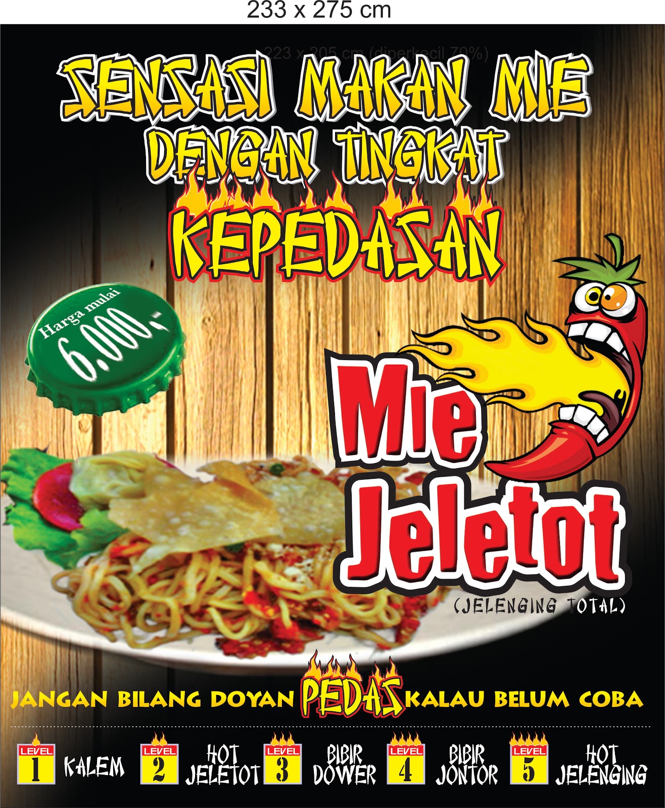 mutumanikam_design: design spanduk mie jeletot