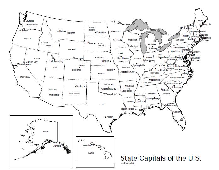 Homeschool Parent: Learning State Capitals