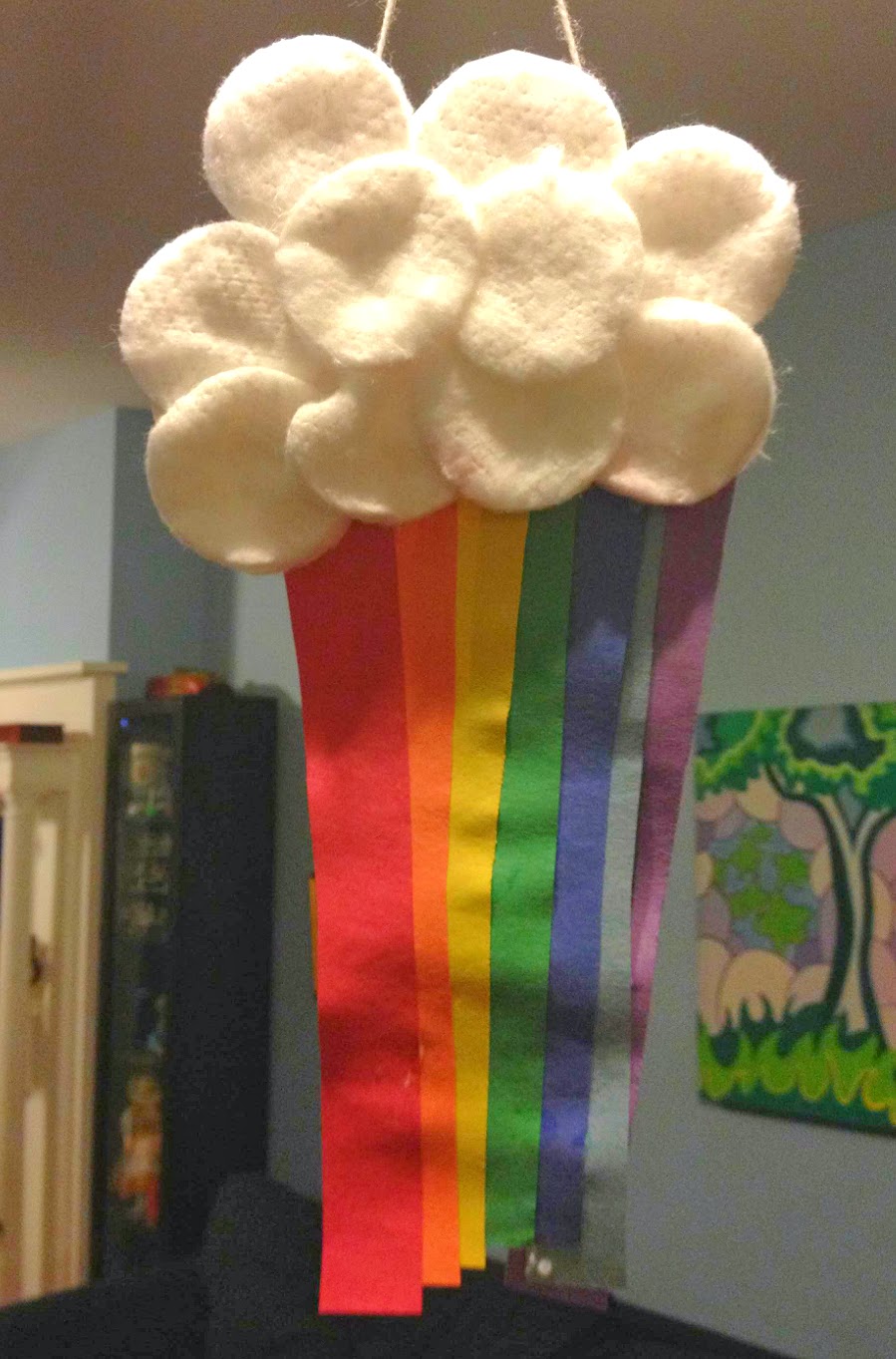 It's a Rowhouse Life: Rainbow Cloud Craft
