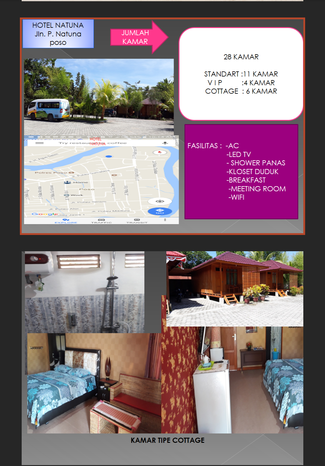 AKOMODASI HOTEL DI POSO KOTA BERSAUDARA