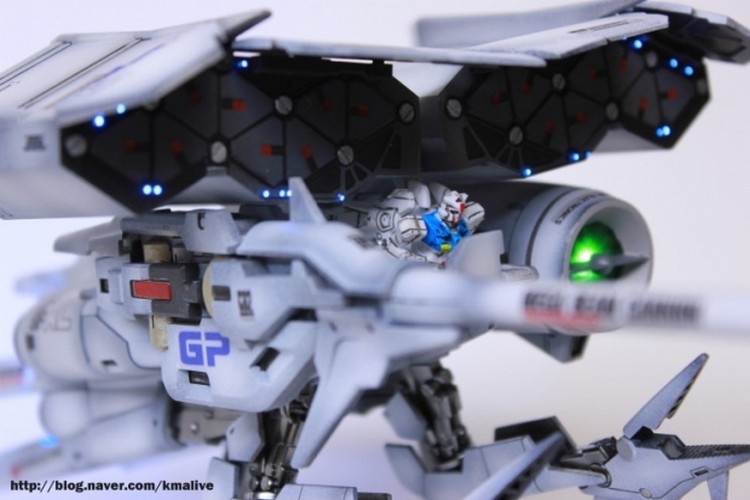 GKgundamkit Professional Modeller Blog: Custom Build: HGM 1/550 RX-78 GP03 Dendrobium + LED