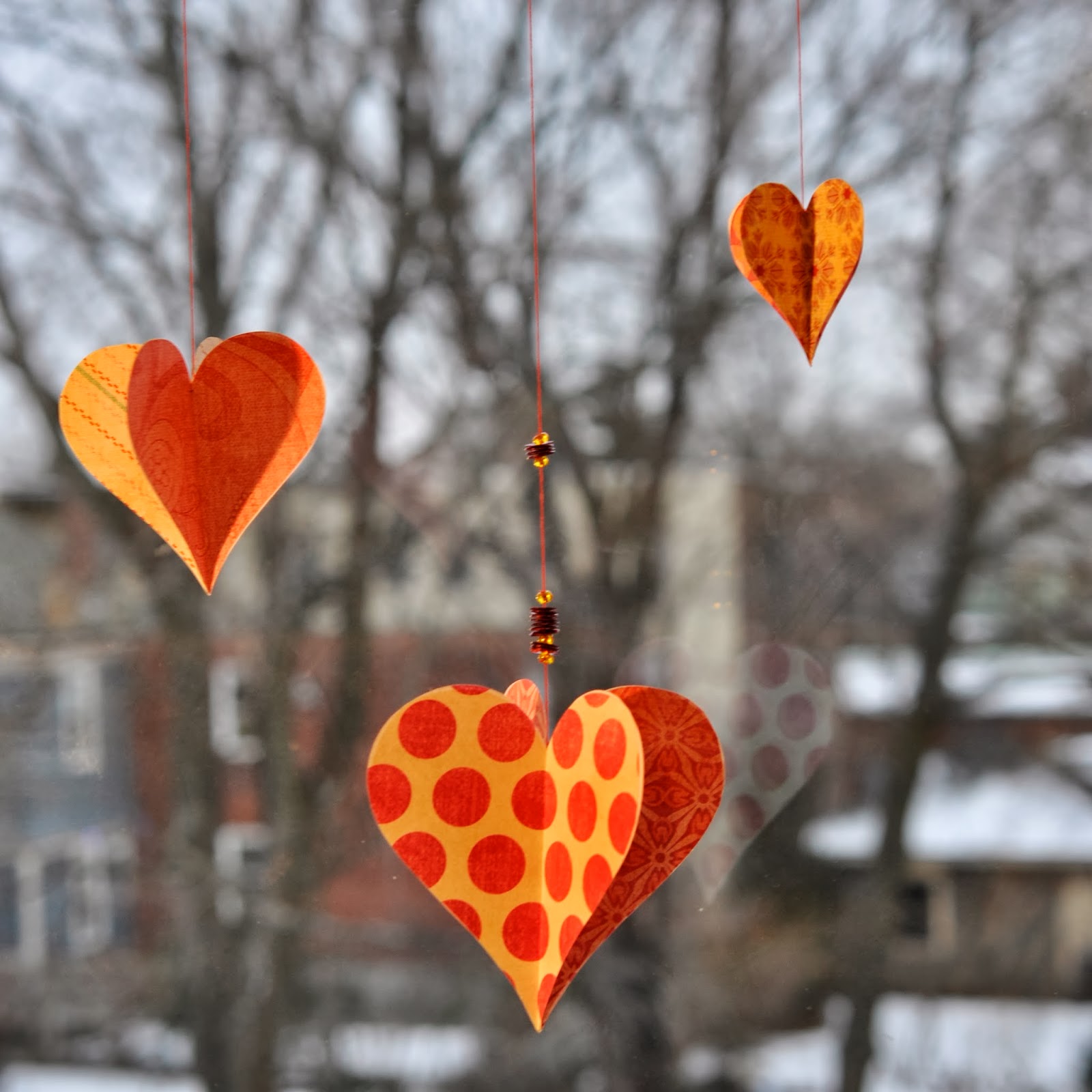 Sole Lines: Hanging Heart Decorations