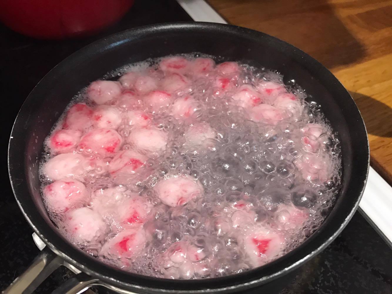 Plate & Palate: Thai Red Ruby Dessert (Tub Tim Krob) by Angela Seah Thulin