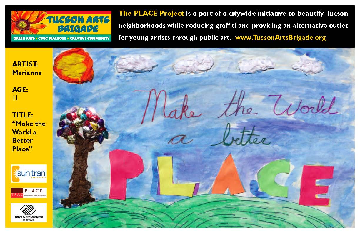 29th Street Community Murals: “Make the world a better PLACE”