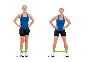 Fitness Workouts: Resistance Band Leg & Glute Workout.