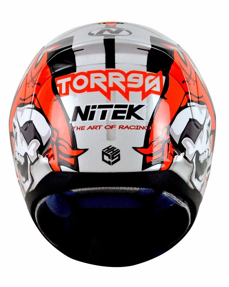 Racing Helmets Garage: NiTEK P1 J.Torres 2015 by HH style center ...