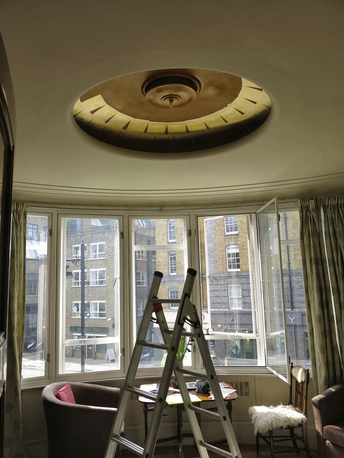 Original Gilding West Sussex and London: Gold Leaf Dome Ceiling