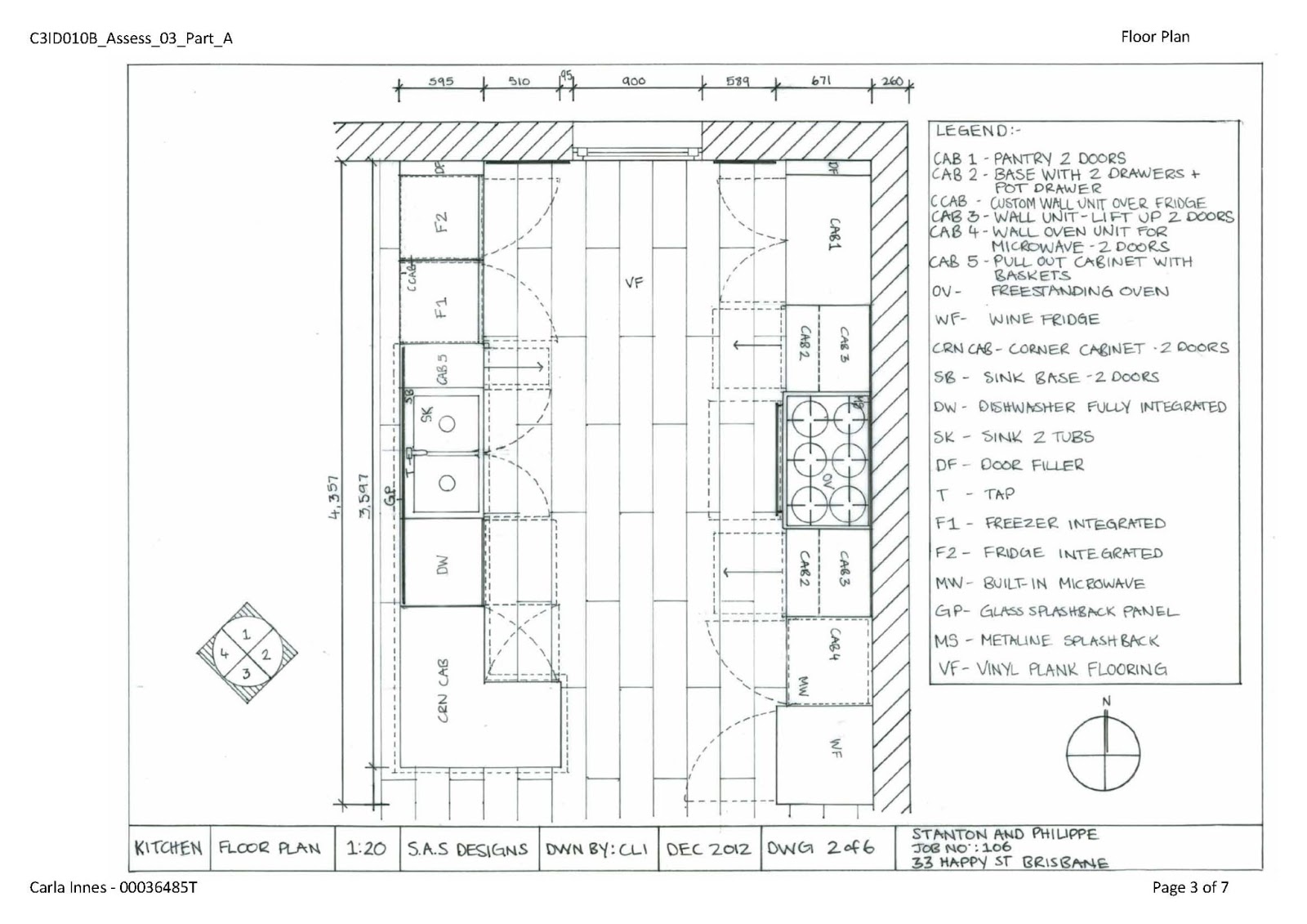 Interiors: C3ID0010B Kitchen Design Technical Documentation