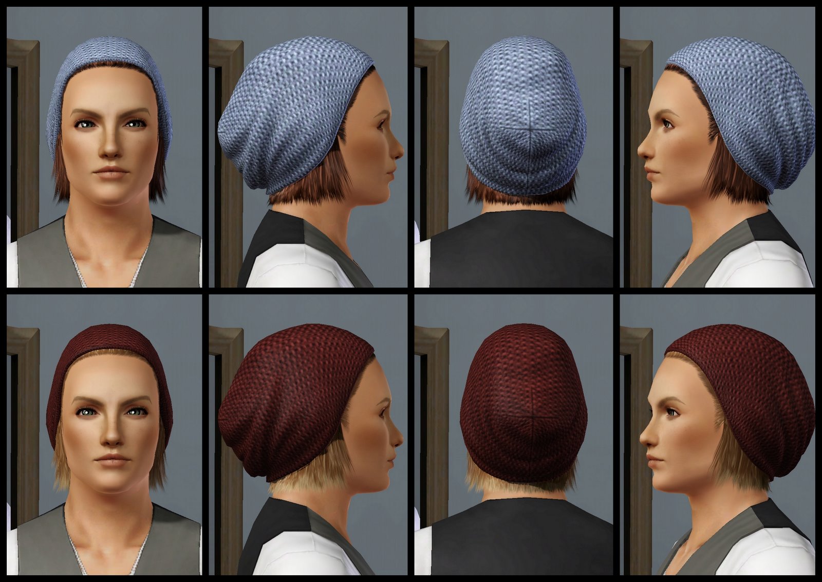 The Sims 3 Store: Hair Showroom: Bundled Up Beanie
