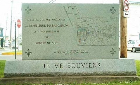 Bike WA to VT, Write History: Napierville, Québec