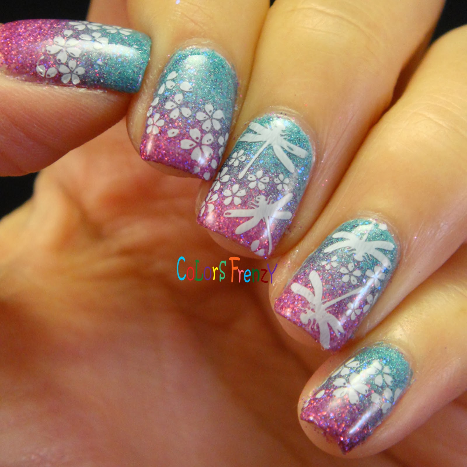 Colors Frenzy: Spring Stamping & Gradient