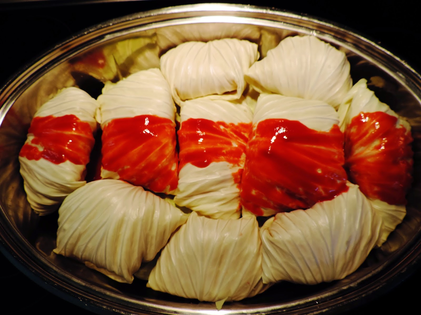 Krystina cuisine: Feuilles de Choux Blanc Plat Farcies