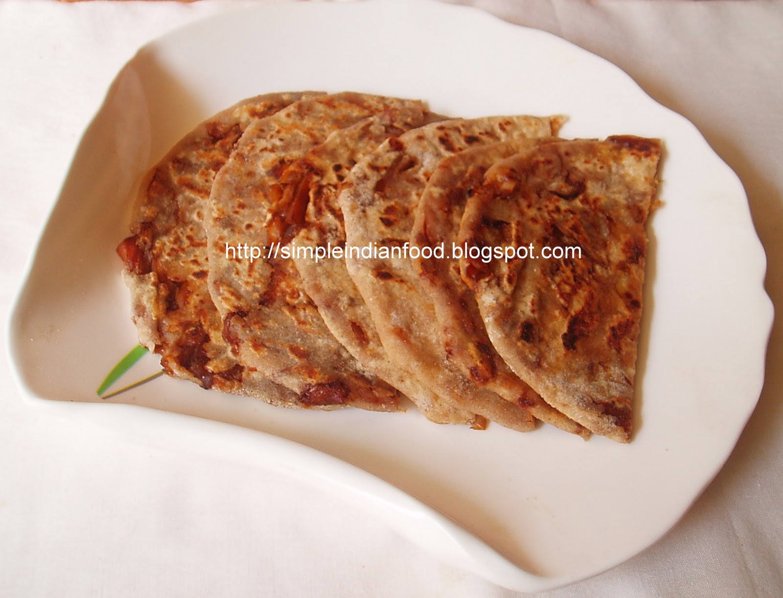 Simple Indian Food- An Easy Cooking Blog: Oriental style paratha