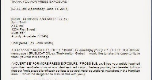 Thank You Letter Format for Honor