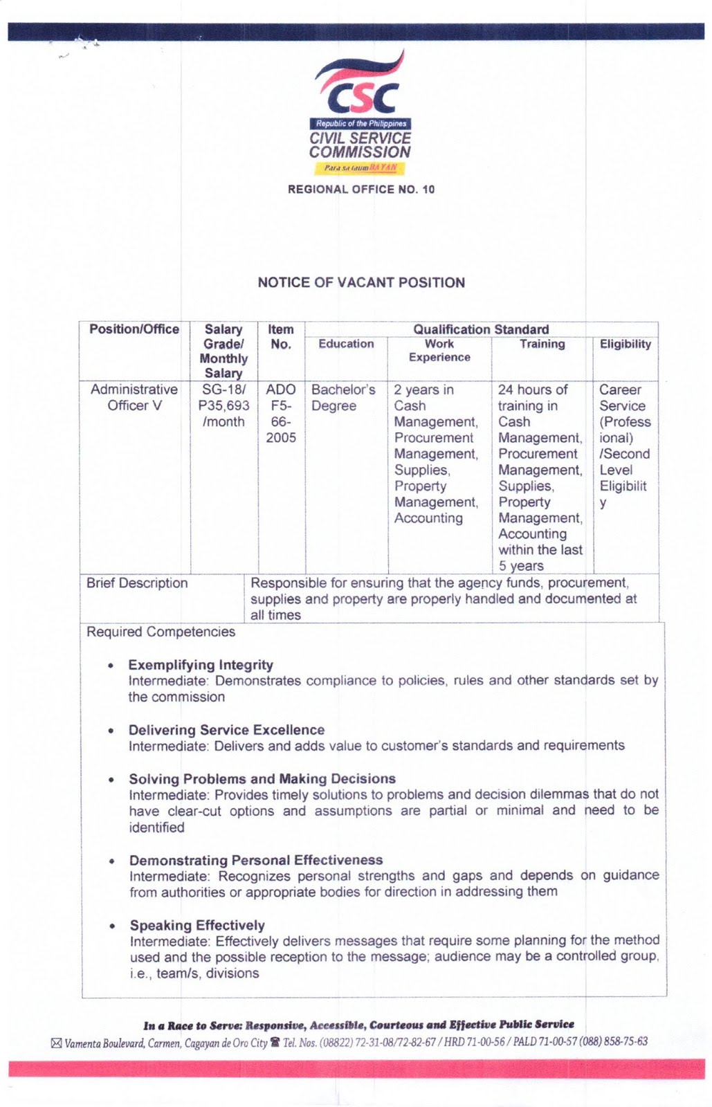 Civil Service Exam PH: List of Job Vacancies in Government Agencies ...