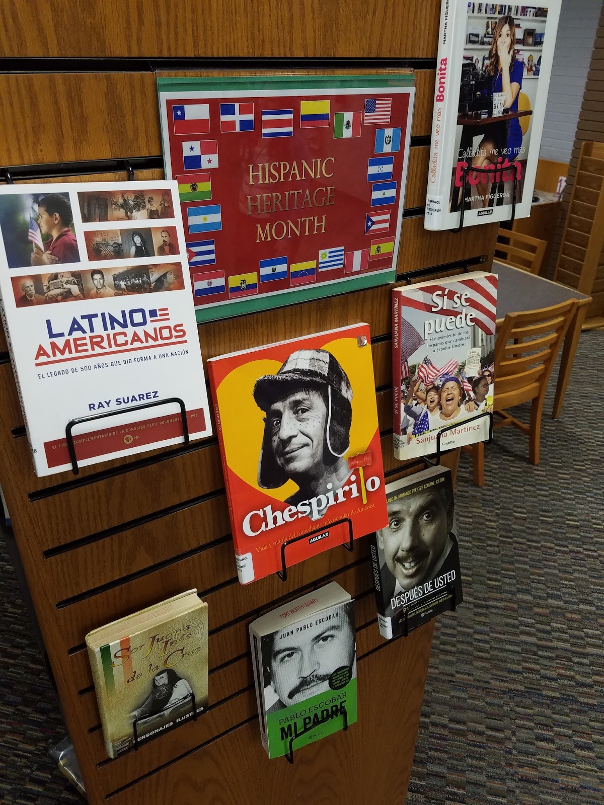 Book 'Em, Bobbi: September displays