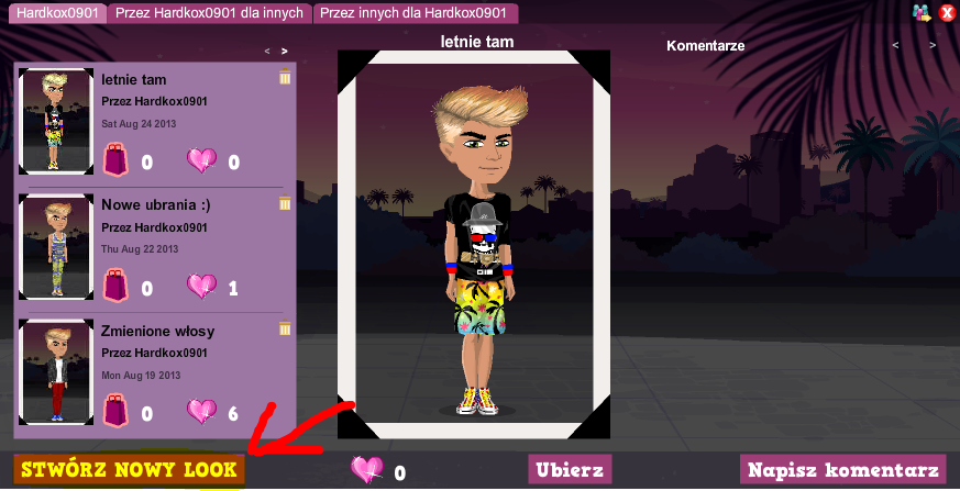 MSP: Jak zrobić look na Moviestarplanet